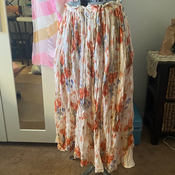 Tabou | Skirts | Vintage Tabou 0 Cotton Floral Matchstick Skirt | Poshmark